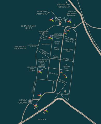 Gajra Home Builders Bhoomi Serenity Map - Kharghar, Navi Mumbai ...