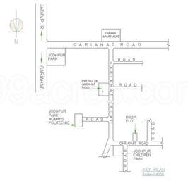 Gajraj Group Gajraj Orchid Map - Gariahat, Kolkata Location Map