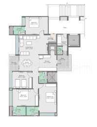 4 BHK Apartment / Flat for sale in Gala Marvella South Bopal Ahmedabad ...