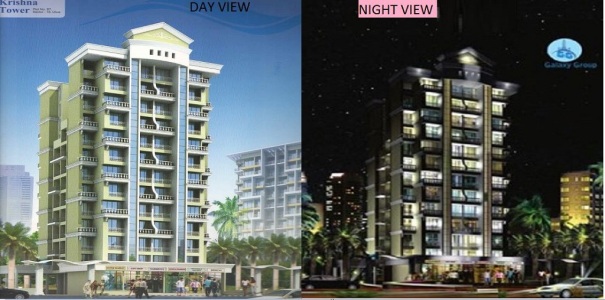 1 BHK Apartment / Flat for sale in Galaxy Krishna Tower Shelghar Navi ...