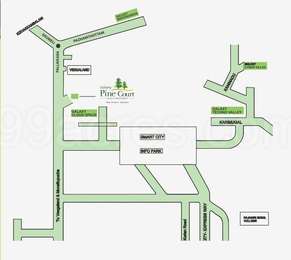 Galaxy Homes Galaxy Pine Court Map - Kakkanad, Kochi Location Map