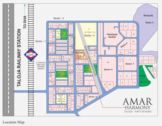 Gami Group Builders Gami Amar Harmony Map - Taloja Panchanand, Navi ...