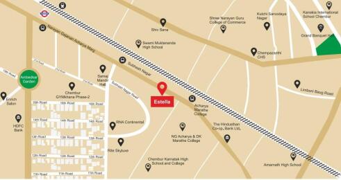 Gami Group Builders Gami And Jaydeep Estella Map - Chembur East, Mumbai ...