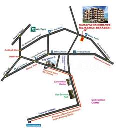 Ganapati Group Ganapati Residency Map - Rajarhat, Kolkata Location Map