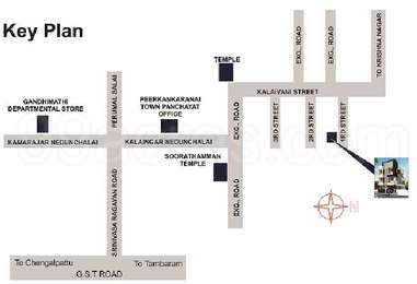 Gandhimathi Construction Gandhimathi Sree Sansitham Map - Perungalathur ...