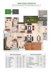 4 BHK Apartment / Flat for sale in Maple Tree Garden Homes Thaltej ...