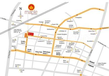 Ganesh Housing Corporation Ganesh Housing Maple County Map - Thaltej ...