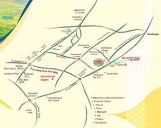 Gangothri Developers Gangothri Emerald Heights Map - Maheshwaram ...