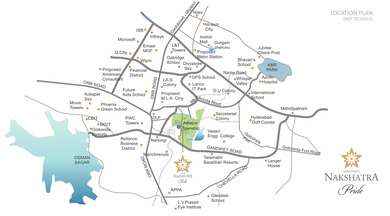 Gangothri Developers Gangothri Nakshatra Pride Map - Manikonda ...