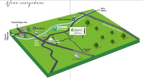 Ganguly Group Ganguly 4sight Florence 3 Map - Garia, Kolkata South ...