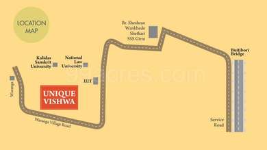 Ganpati Builders and Developers Ganpati Unique Vishwa Waranga Map ...