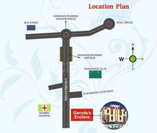 Garuda Constructions Garudas Enclave Map - Tadepalli, Vijayawada ...