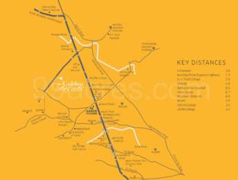 Garve Developments Golden Treasures Map - Punawale, Pune Location Map