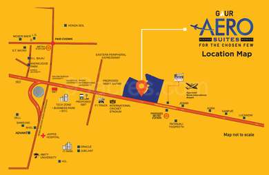 Gaurs Group Gaur Aero Suites Map - Sector-19 Yamuna Expressway, Greater ...