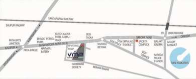 Gayatri Infrastructure Gayatri VMP Business Hub Map - Naroda, Ahmedabad ...