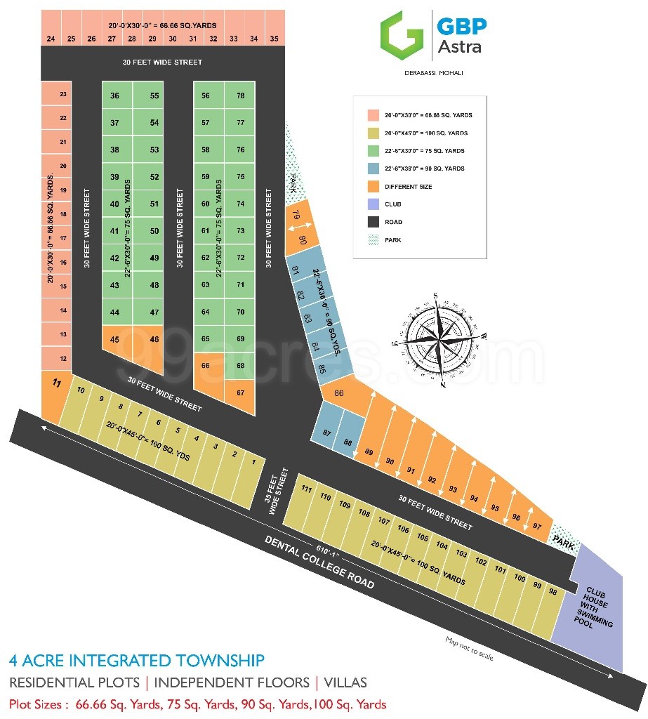 GBP Astra Chandigarh, Dera Bassi | Price List & Brochure, Floor Plan ...
