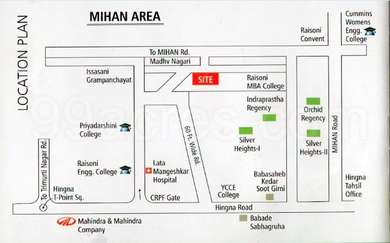 Geethanjali Realty Geethanjali Indra Neel Regency Map - Hingna Road ...