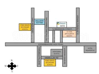Geeyam Constructions Geeyam Aikya Map - Nungambakkam, Chennai Location Map
