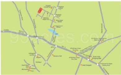 Gemini Infra Builders Gemini Vista Map - Pragathi Nagar, Hyderabad ...