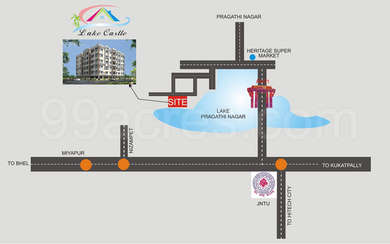 Gemini Infra Builders Gemini Lake Castle Map - Pragathi Nagar ...
