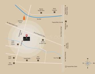 GEN Group of Constructions GEN Meraki Map - Pashan, Pune Location Map
