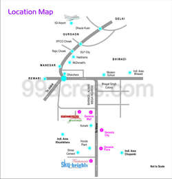 Genesis Infratech Builders Genesis Gardenia Map - Alwar Bypass Road ...