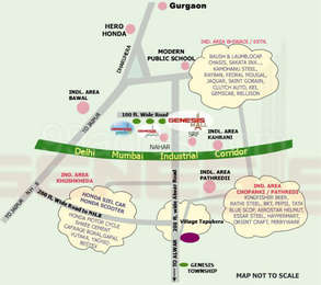 Genesis Infratech Builders Genesis Mall Map - Alwar Bypass Road ...