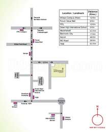 Geown Properties Builders Geown Lawnsway Map - Gunjur, Near Varthur ...