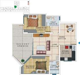 3 BHK / Bedroom Apartment / Flat for rent in Gera Astoria Caranzalem ...