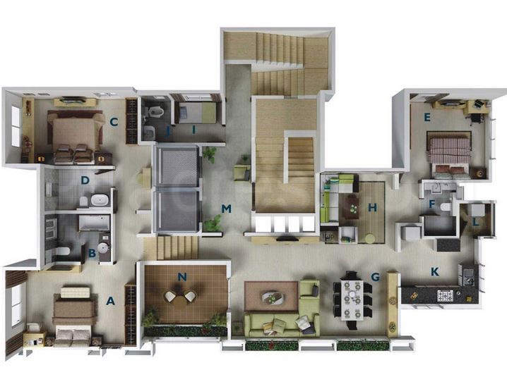 Gera Builders Gera Regent Tower Floor Plan - Baner, Pune