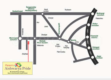 GGR Infra Developers GGR Perams Aishwarya Pride Map - Mominpet ...