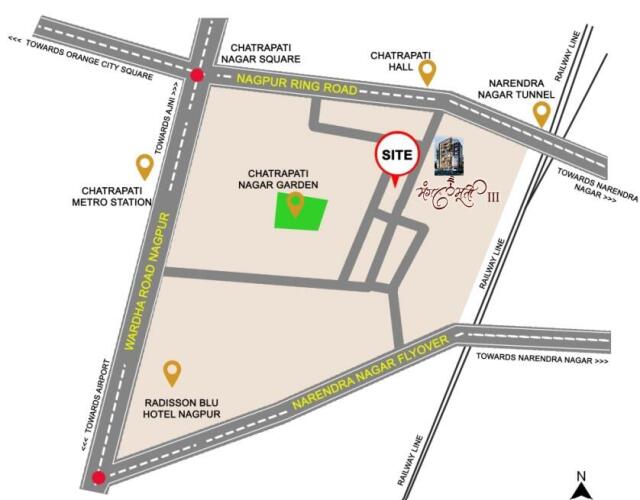 Mangalmurti III Chatrapati Nagar, Nagpur | Price List & Brochure, Floor ...