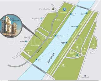 GHG Group GHG Laxmi Aquascape Map - Choura Bustee, Shibpur Location Map