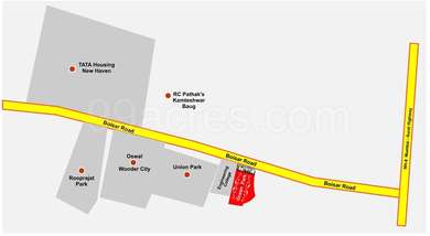 Ginni Group Ginni Ocean Park Map - Boisar, Mumbai Location Map