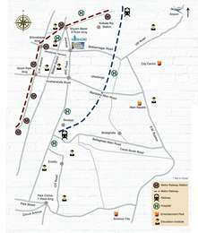 Ginni Realty Ginni Himadri Map - Shyam Bazaar, Hatibagan, Kolkata ...