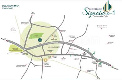 Girdhari Constructions Builders Giridhari Signature 1 Map - Zaheerabad ...