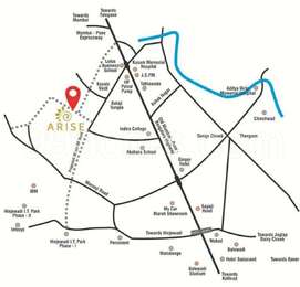 GK Associates GK Arise Map - Punawale, Pune Location Map