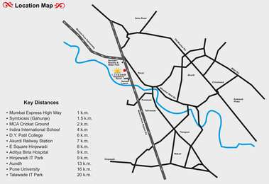 GK Associates GK Aryavat Map - Ravet, Pune Location Map