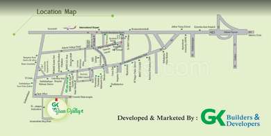 GK Builders GK Green Valley Map - Doddaballapur, Doddaballapur Road ...