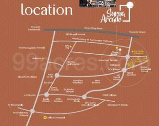 GK Builders and Developers GK Surya Arcade Map - Yapral, Secunderabad ...