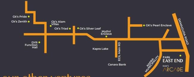 GK Developers Secunderabad GK s Ram s Arcade Map - Kapra, Hyderabad ...