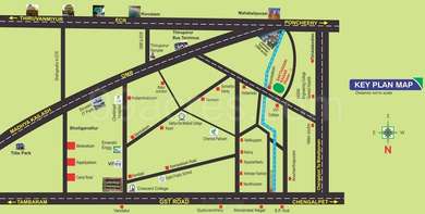GL Properties Sri Sapthagiri Nagar Phase 1 Map - Karumbakkam, Chennai ...