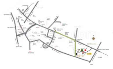 Global Edifice Infra Cresent Map - Chandapura, Bangalore South Location Map