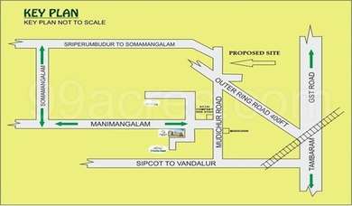 Global Green Properties Global Avenue Map - Tambaram, Chennai Location Map