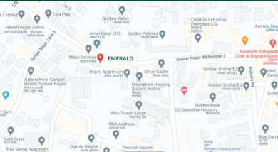 Emerald by Global Infra Projects Map - Kalina, Mumbai South West ...