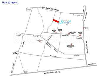 Global Properties Global Serenity Map - Moshi, Pune Location Map