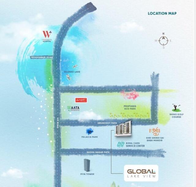 Global Lake View Dispur, Guwahati | Price List & Brochure, Floor Plan ...