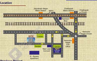Globe Builders Nagpur Suvarna Villa Map - Narendra Nagar, Nagpur ...