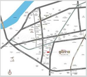 Glorina Associates Glorina World Map - Vesu, Surat Location Map