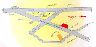 GM Group GM Meena View Map - Rajarhat, Kolkata Location Map